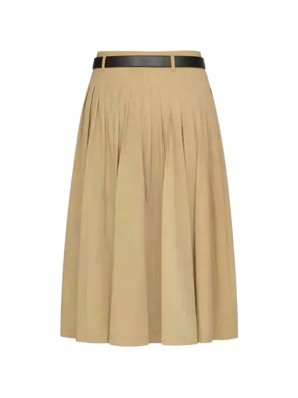 Sea Andrea Pleated Belted Skirt