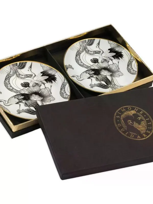 SIMONE GUIDARELLI HOME Wings Of Water Plate Set