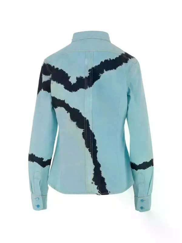 DON'T @ ME Tie Dye Buttoned Shirt