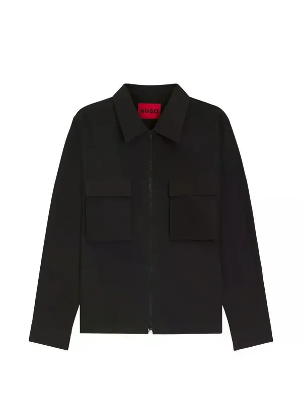 BOSS Patch Pockets Cotton Shirt