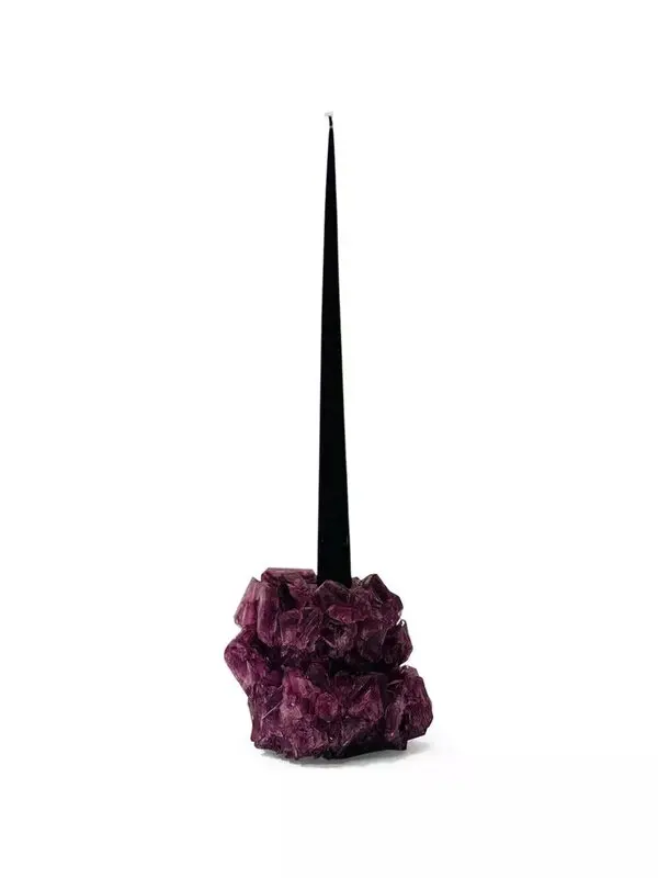 MINERAL SERIES Crystal Amethyst Candlestick Holder