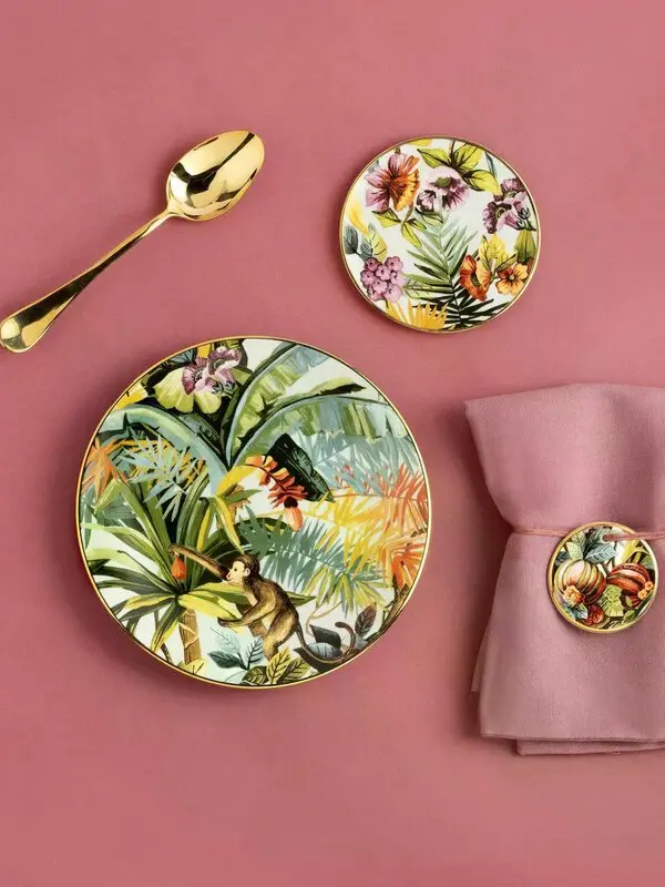 SIMONE GUIDARELLI HOME Jungle Coasters Set Of Two