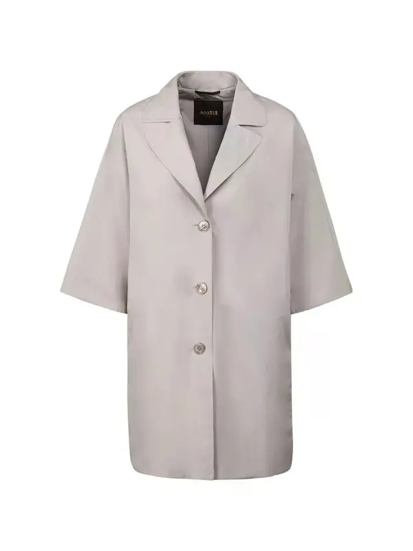 MOORER Lucilia Trench Coat - Neutrals