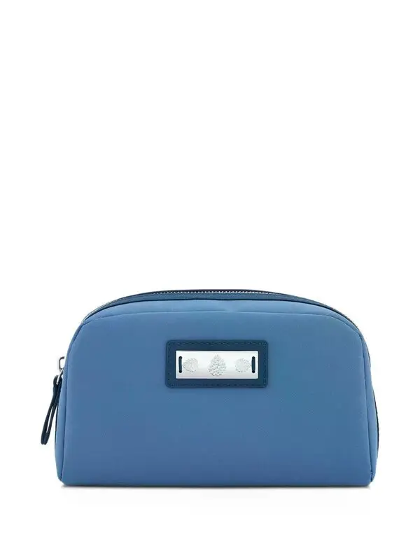 Tyler Ellis Small Plaque Travel Pouch - Blue