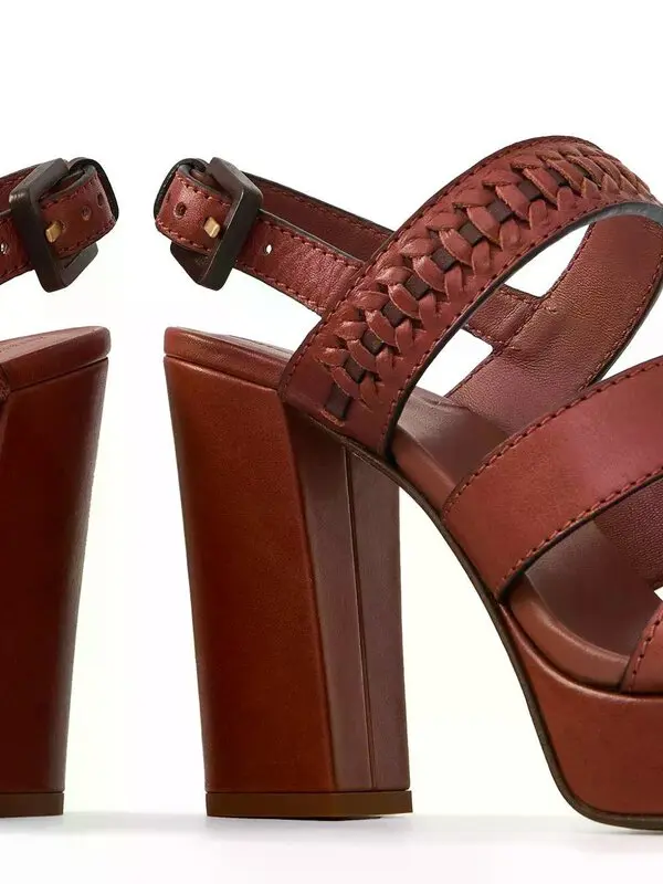 Zimmermann Alchemy Woven Platform Sandals