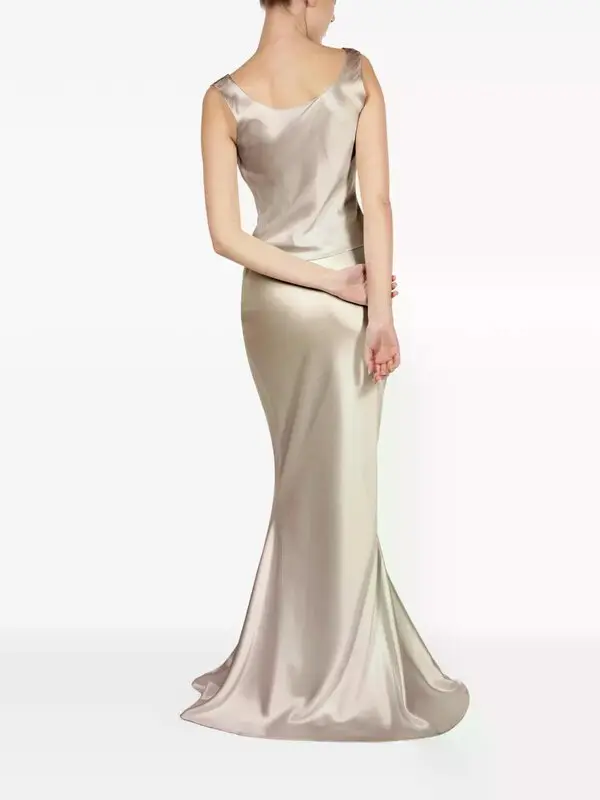 ALEXIA & ANTONIA Cowl-neck Sleeveless Blouse