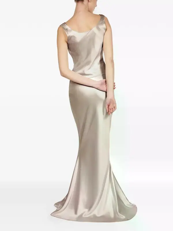 ALEXIA & ANTONIA Bias-cut Maxi Skirt