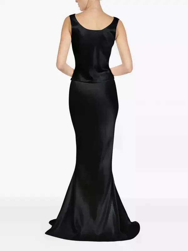 ALEXIA & ANTONIA Bias-cut Maxi Skirt