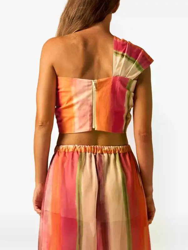 JBQ Camelia Gathered One-shoulder Top