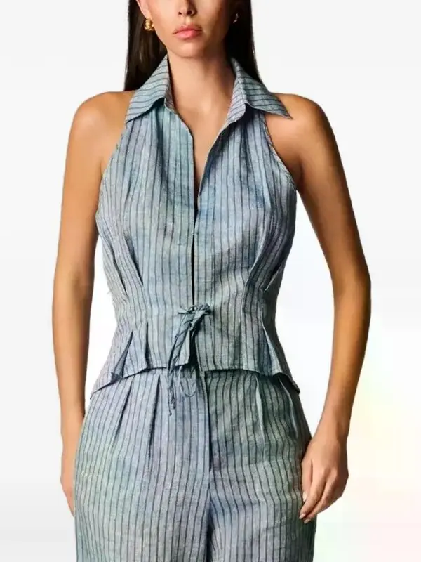 HEVRON Sloan Striped Top