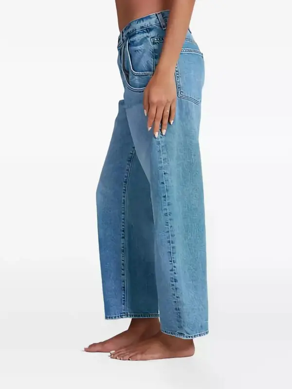 ASKK NY Lenox Pocket Wide Leg Denim Jeans