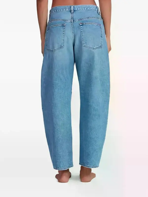 ASKK NY Lenox Pocket Wide Leg Denim Jeans