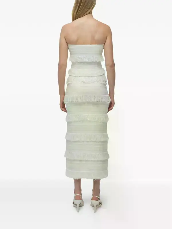 Simkhai Cairo Fringed Tube Top