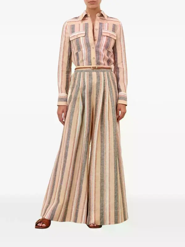 Zimmermann Wanderlust Striped Trousers