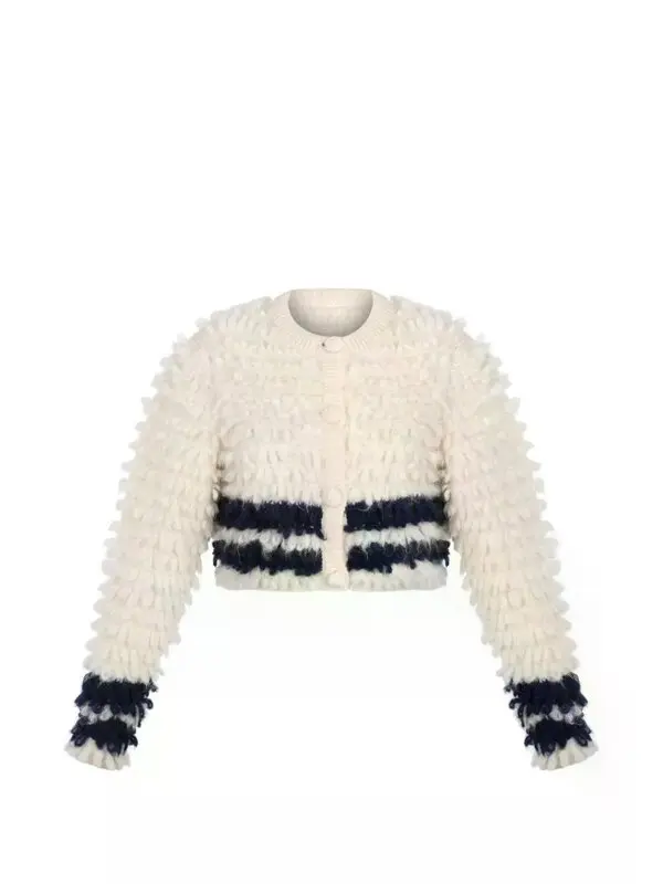 Carolina K Marjorie Striped Knitted Jacket