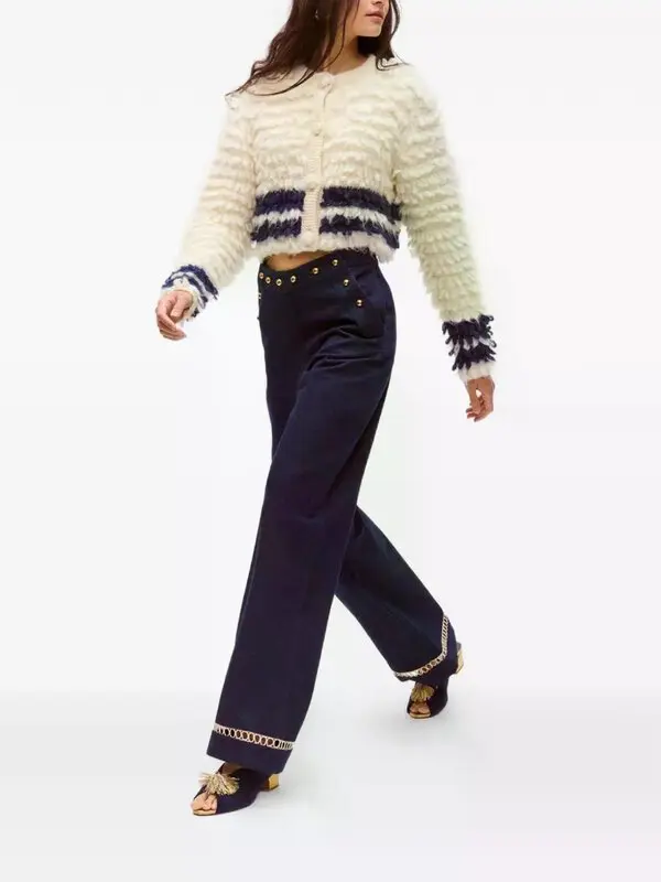 Carolina K Marjorie Striped Knitted Jacket