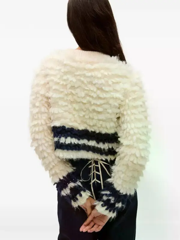 Carolina K Marjorie Striped Knitted Jacket