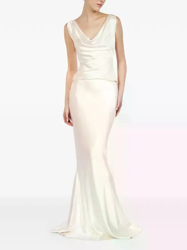 ALEXIA & ANTONIA Flared Maxi Skirt