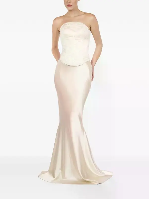 ALEXIA & ANTONIA Embellished Lace Corset
