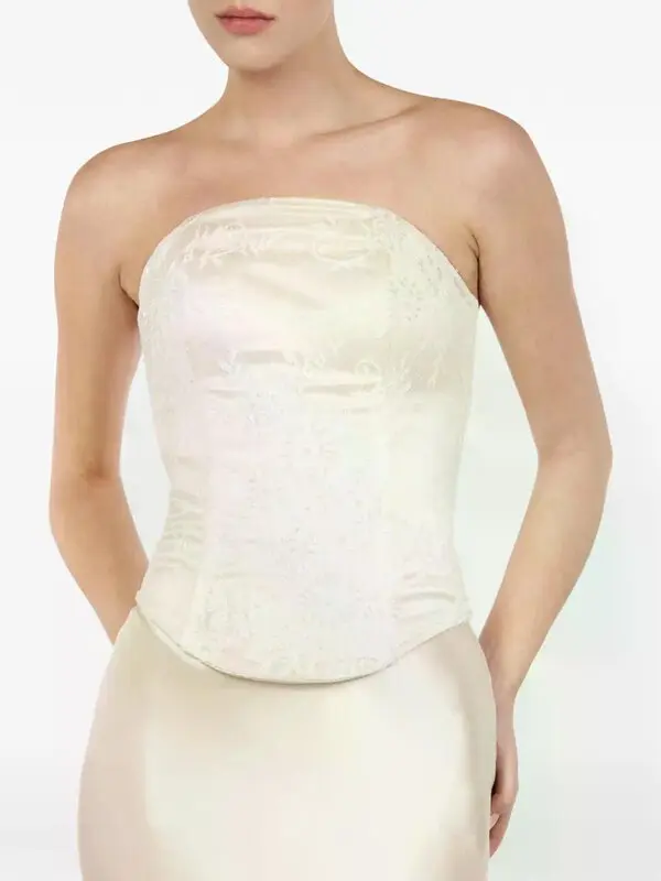 ALEXIA & ANTONIA Embellished Lace Corset