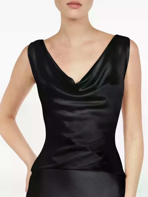 ALEXIA & ANTONIA Cowl-neck Blouse