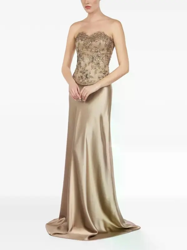 ALEXIA & ANTONIA Bias-cut Maxi Skirt