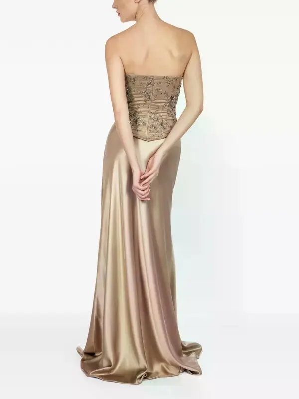 ALEXIA & ANTONIA Bias-cut Maxi Skirt