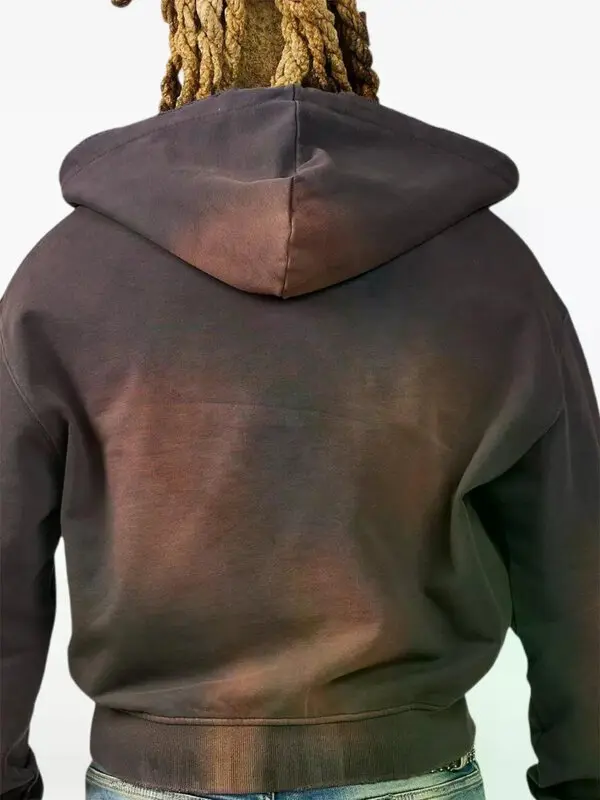 DUAA Graphic Print Zip Hoodie