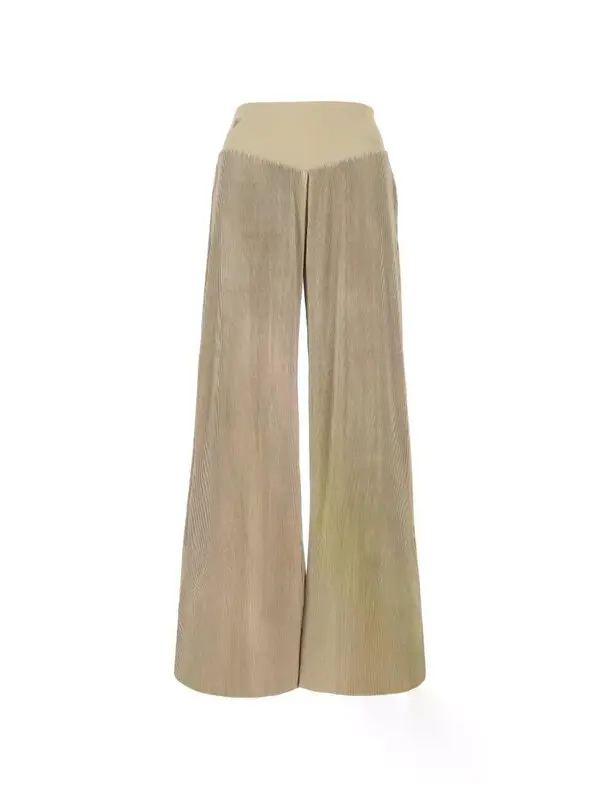 MACRON Pleated Wide Leg Trousers