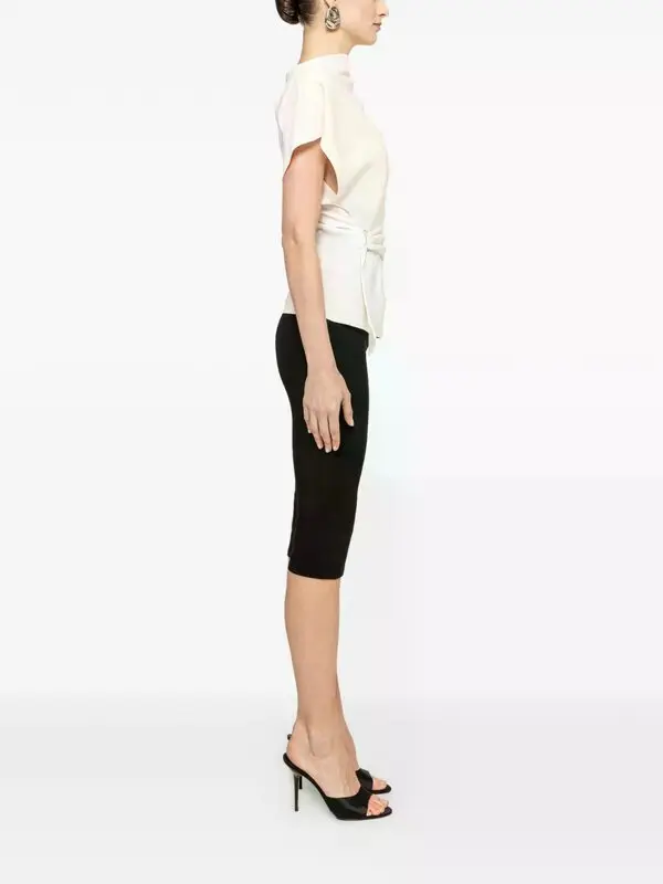 NISSA Draped Top - White