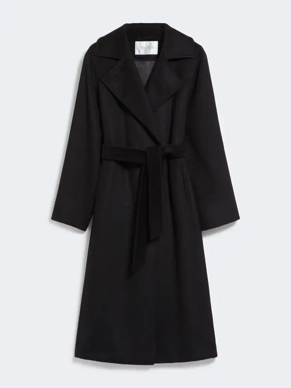 Max Mara Manuela Camel Hair Coat - Black