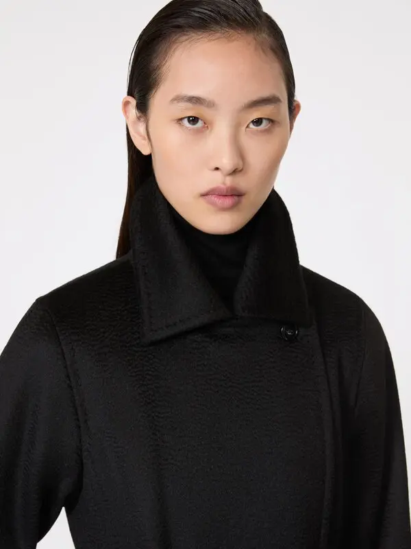 Max Mara Manuela Camel Hair Coat - Black