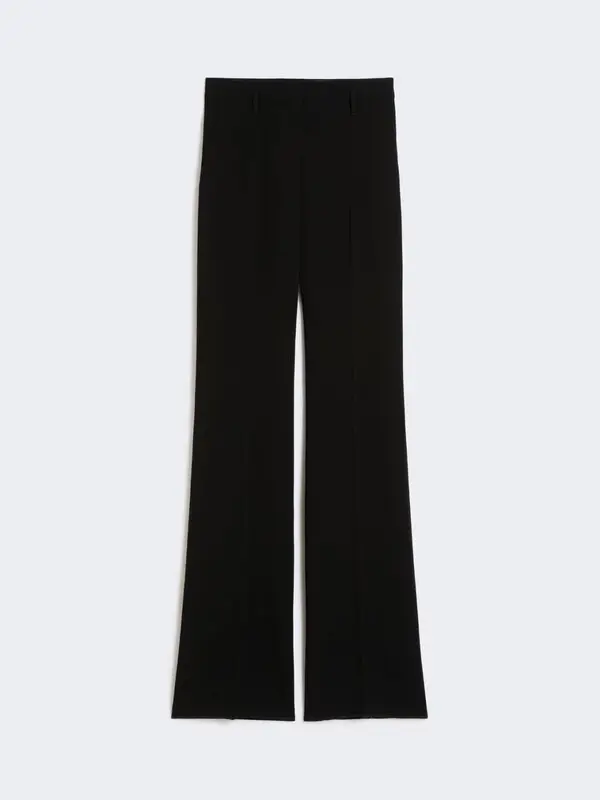 Max Mara Flared Cady Trousers - Black