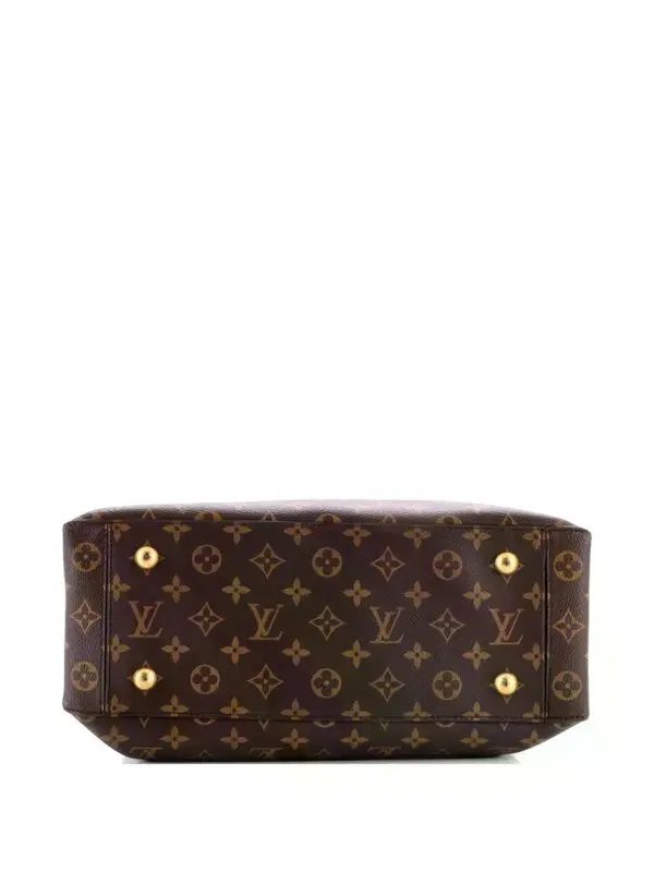LOUIS VUITTON Flower Monogram Tote Bag - Black