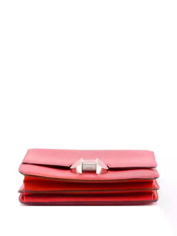 Hermès 2002 Evercolor 20 Shoulder Bag - Red