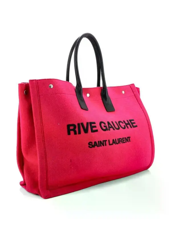 Saint Laurent Rive Gauche Shopper Large Tote Bag - Pink
