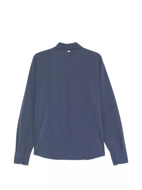Herno Textured Pocket Shirt - Blue