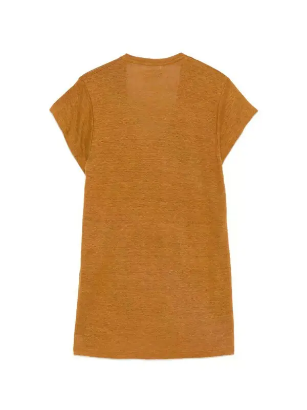 MARANT ETOILE V-neck T-shirt - Brown