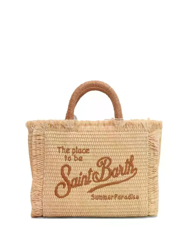 MC2 SAINT BARTH Mini Vanity Straw Bag
