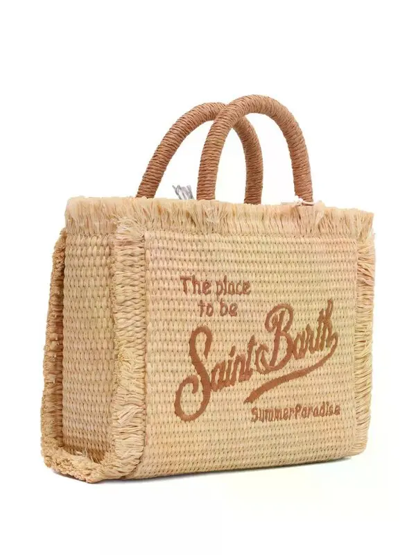 MC2 SAINT BARTH Mini Vanity Straw Bag