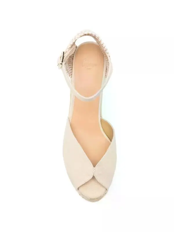 CastaÑer Bianca Peep-toe Espadrilles