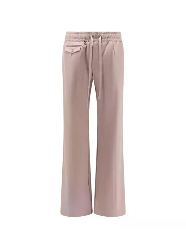 Dolce & Gabbana Wool Poplin Drawstring Trousers