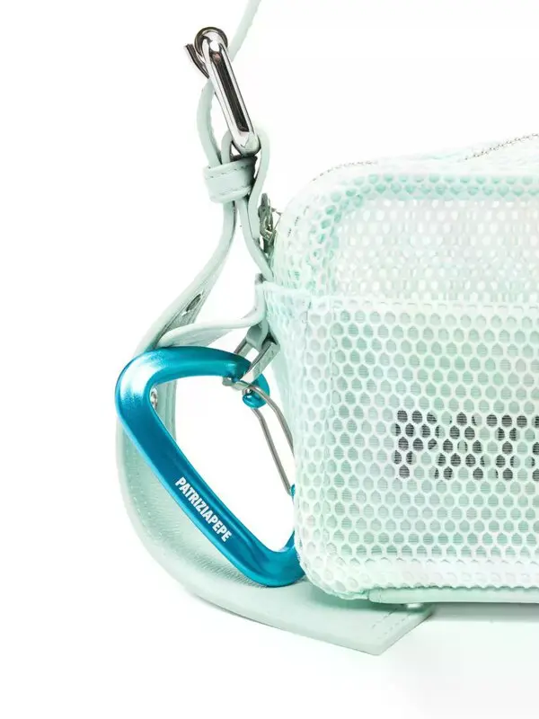 Patrizia Pepe Small Mesh Shoulder Bag - Green