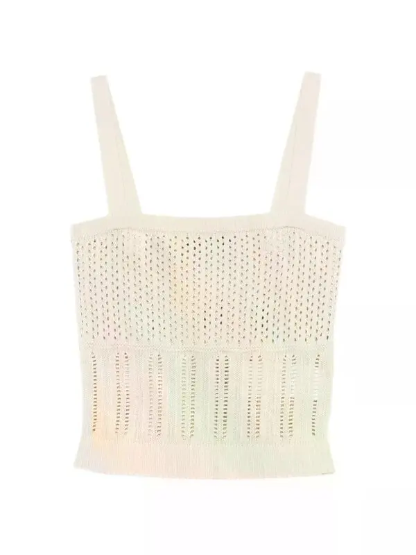 Max Mara Open Stitch Top