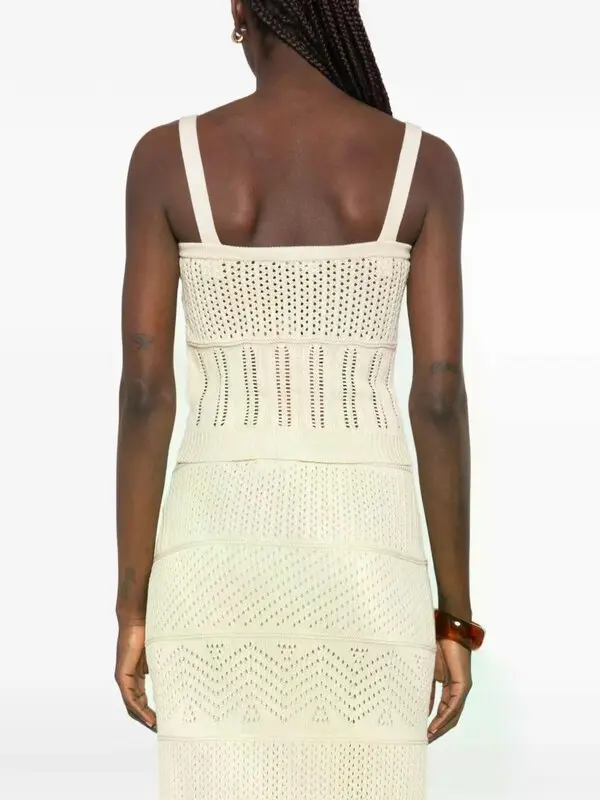 Max Mara Open Stitch Top
