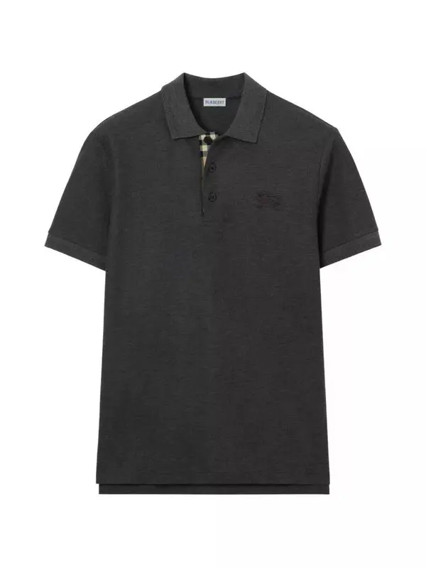 Burberry Cotton Polo Shirt - Grey