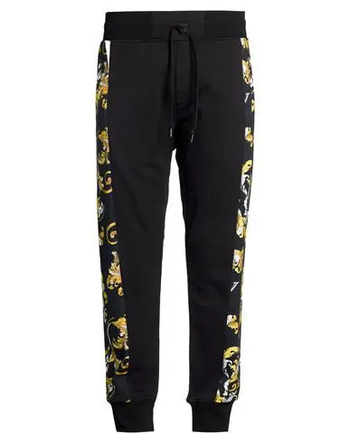 Versace Pants Size Cotton, Elastane - Black