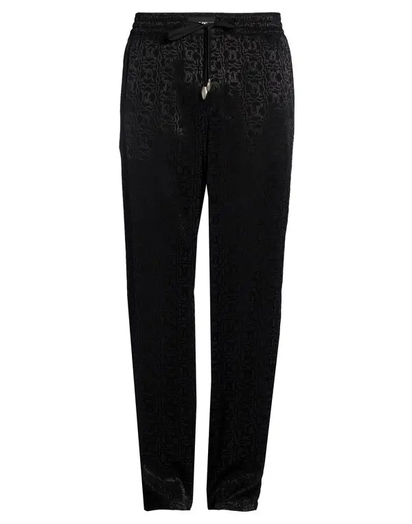 Just Cavalli Jacquard Logo-print Viscose Pants