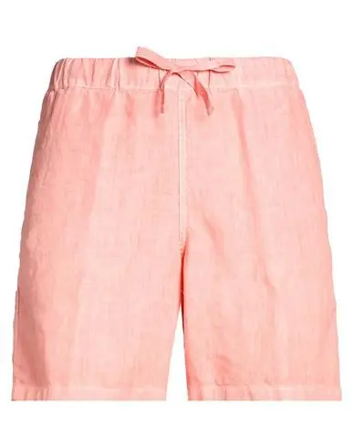 120% Lino Linen Bermuda Shorts - Red
