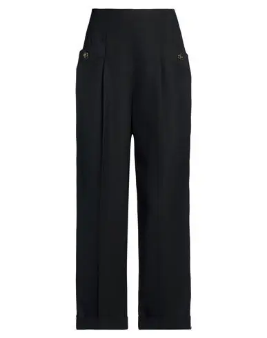 Sandro Straight-leg Twill Pants - Black